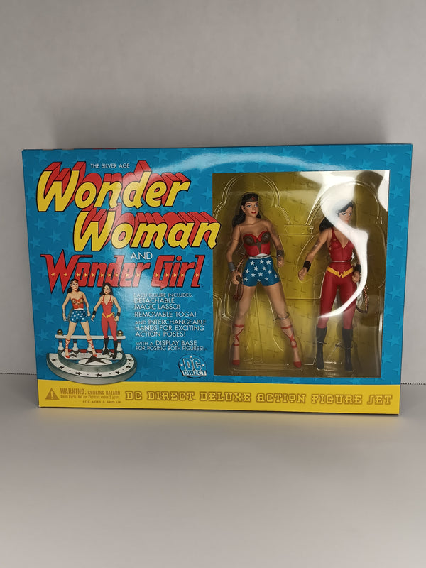 Wonder Woman Wonder Girl DC Direct Deluxe action figure 2 pack set MOC ...