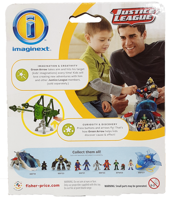 Green Arrow and Launcher Imaginext MOC action figure - AFcollector.com