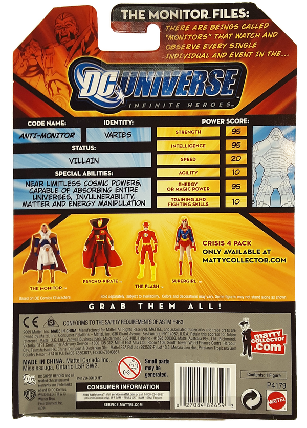 Anti-Monitor - DC Universe Infinite Heroes Crisis The Anti-Monitor MOC ...