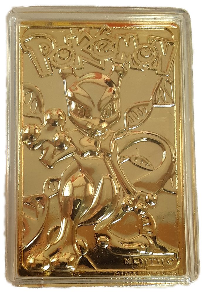 Mewtwo - Pokemon Burger King Gold Card With Pokeball in box ...