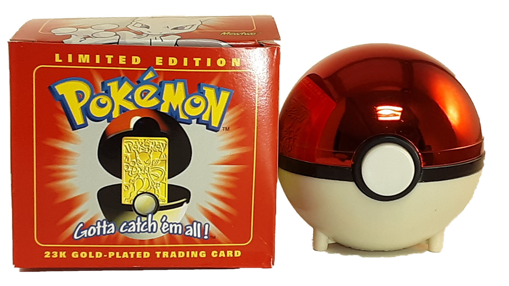 Mewtwo - Pokemon Burger King Gold Card With Pokeball in box ...