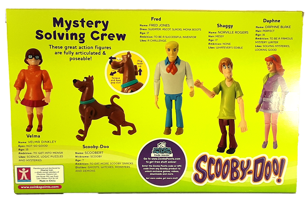 Scooby-Doo Mystery Solving Crew MIB action figure set - AFcollector.com