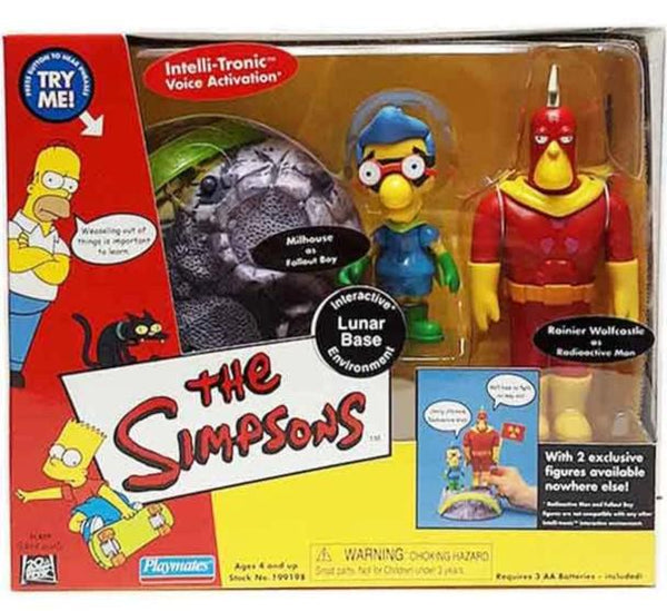Simpsons Lunar Base with Radioactive Man and Fallout Boy MOC interacti ...
