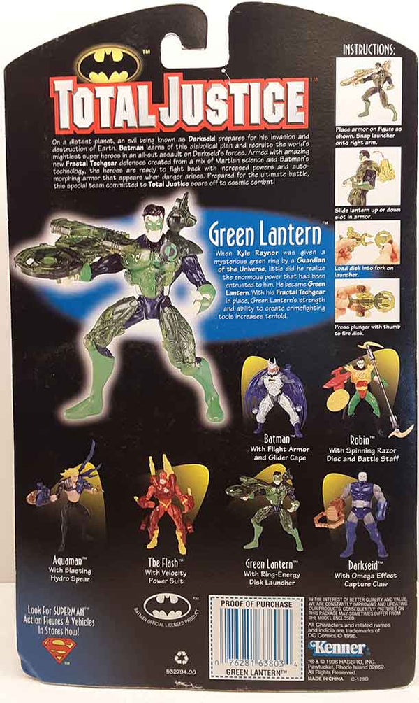 Green Lantern Total Justice MOC action figure - AFcollector.com