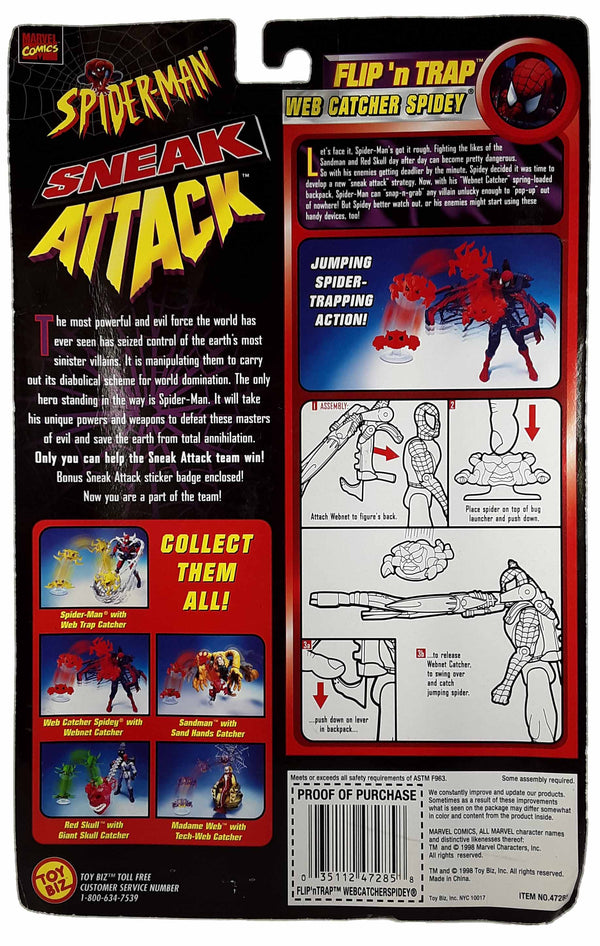 Spider-Man - Flip 'N Trap Web Catcher Spider-Man Sneak Attack MOC acti ...