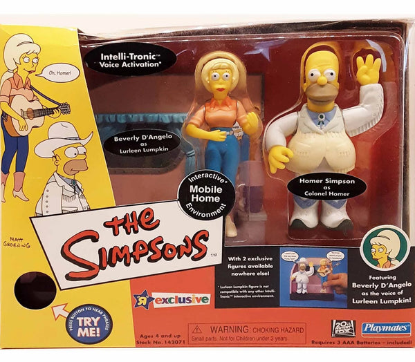 Simpsons Mobile Home - Colonel Homer and Lurleen Lumpkin MOC interacti ...